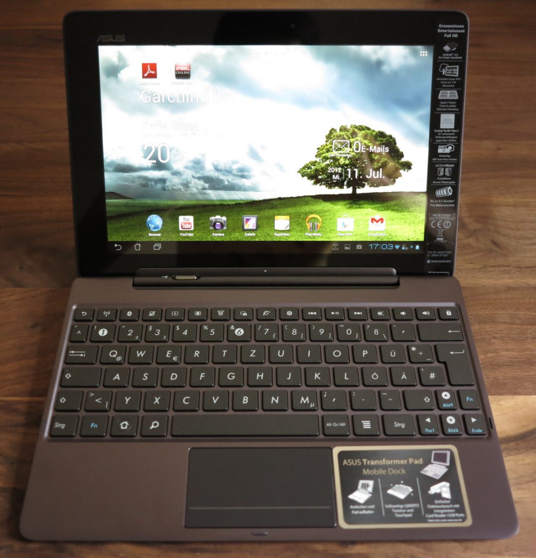 Test Asus Transformer Infinity TF700T Tablet - Blog Your Earth ...